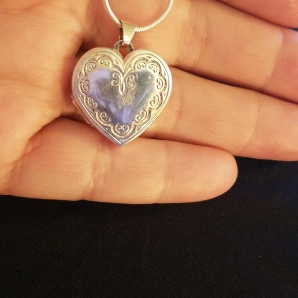 Jewelry | Sterling Silver Locket And Chain | Poshmark